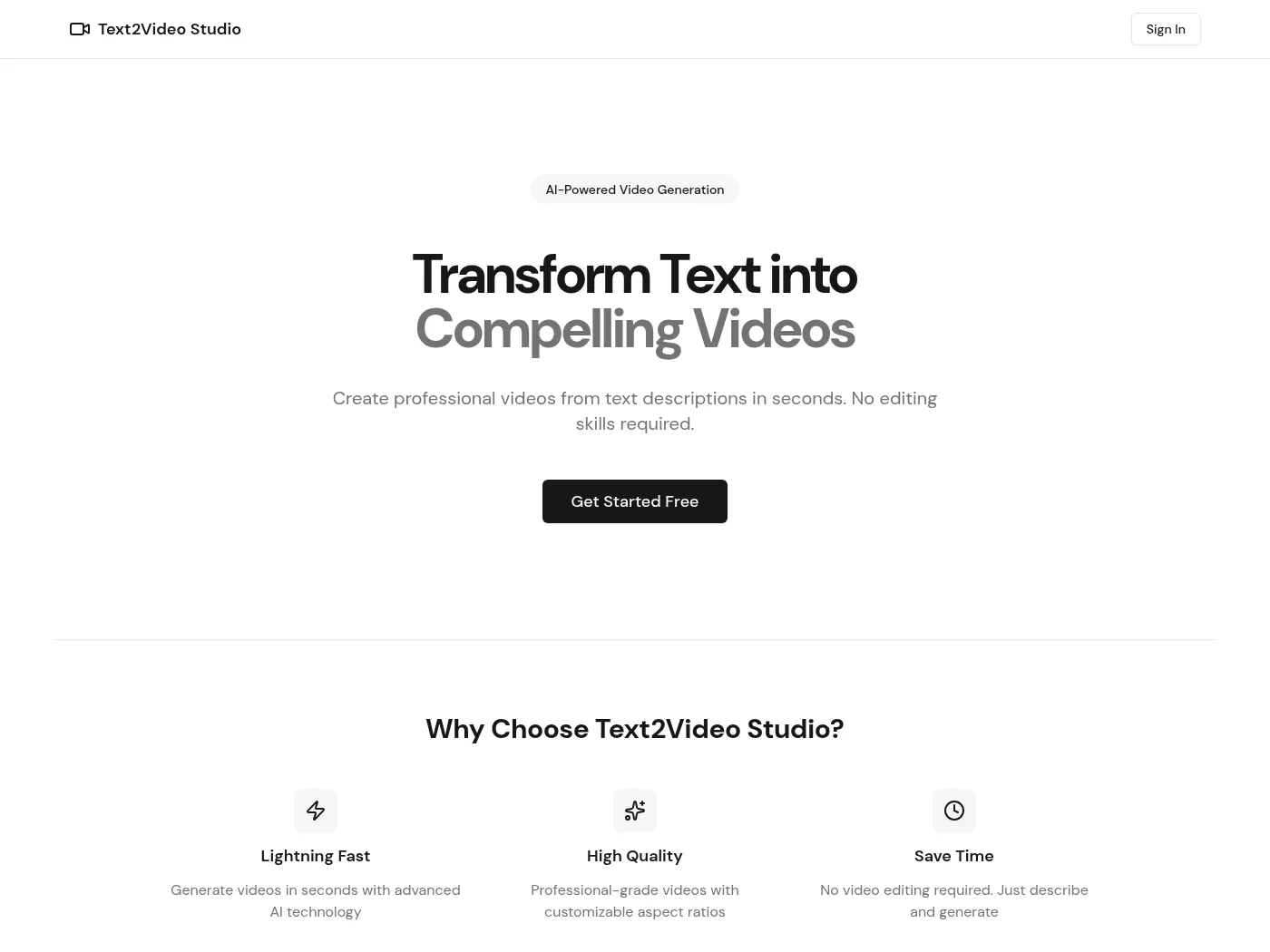 Text2Video Studio
