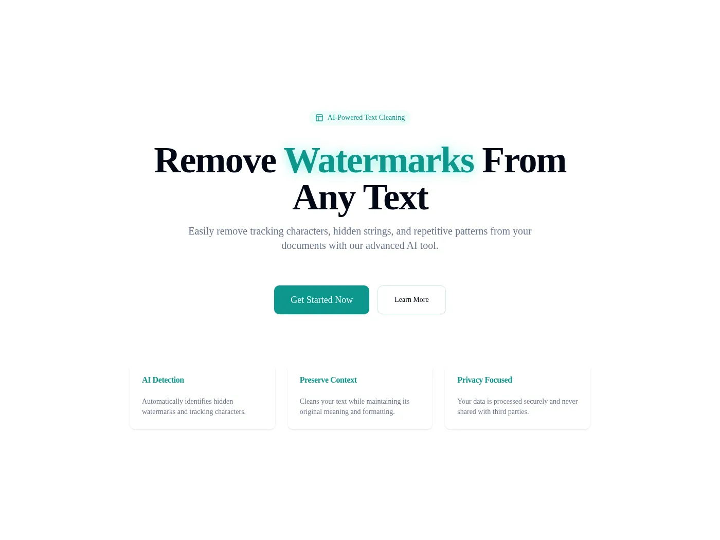 Text Watermark Remover
