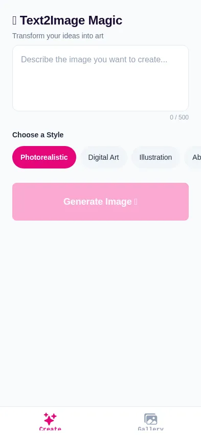 Text2Image Magic