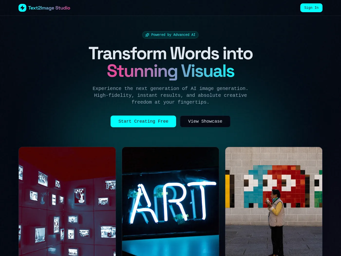 Text2Image Studio