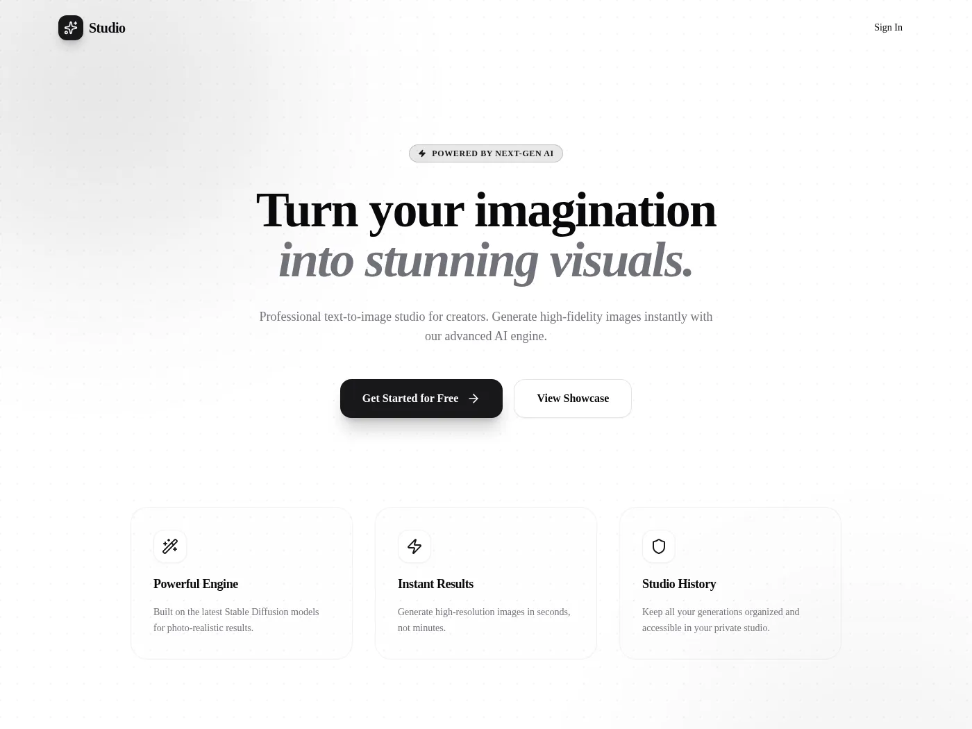 Text2Image Studio
