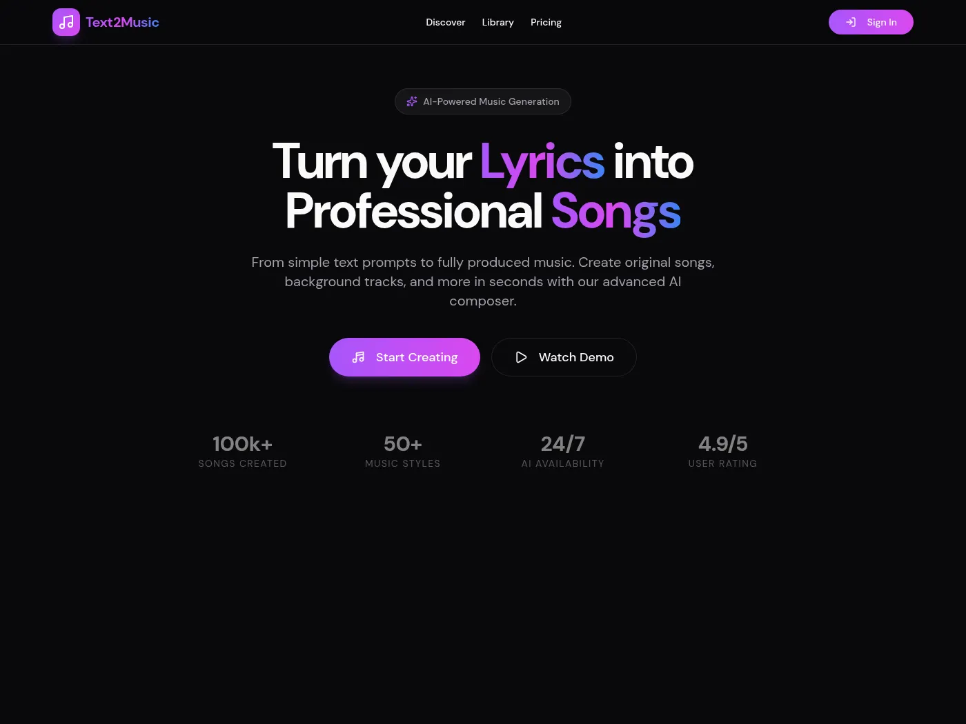 Text2Music Maker