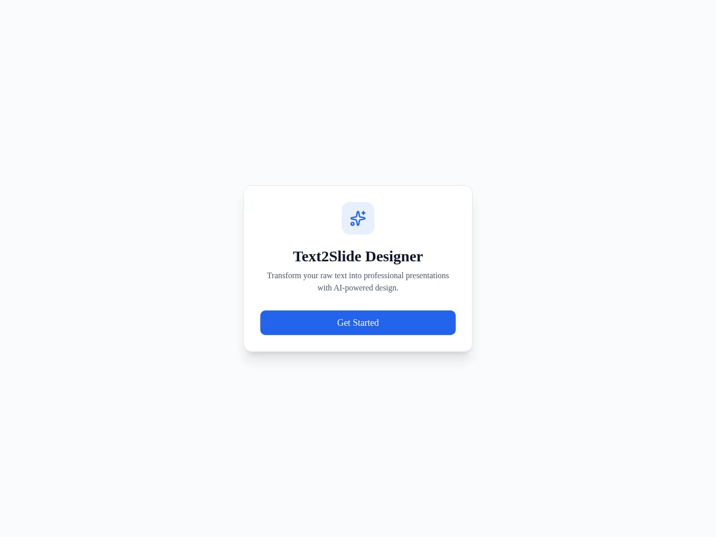 Text2Slide Designer