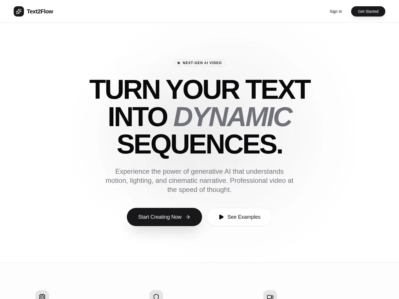 Text2Flow Video AI