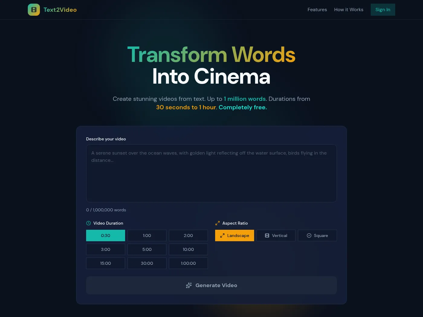Text2Video Creator