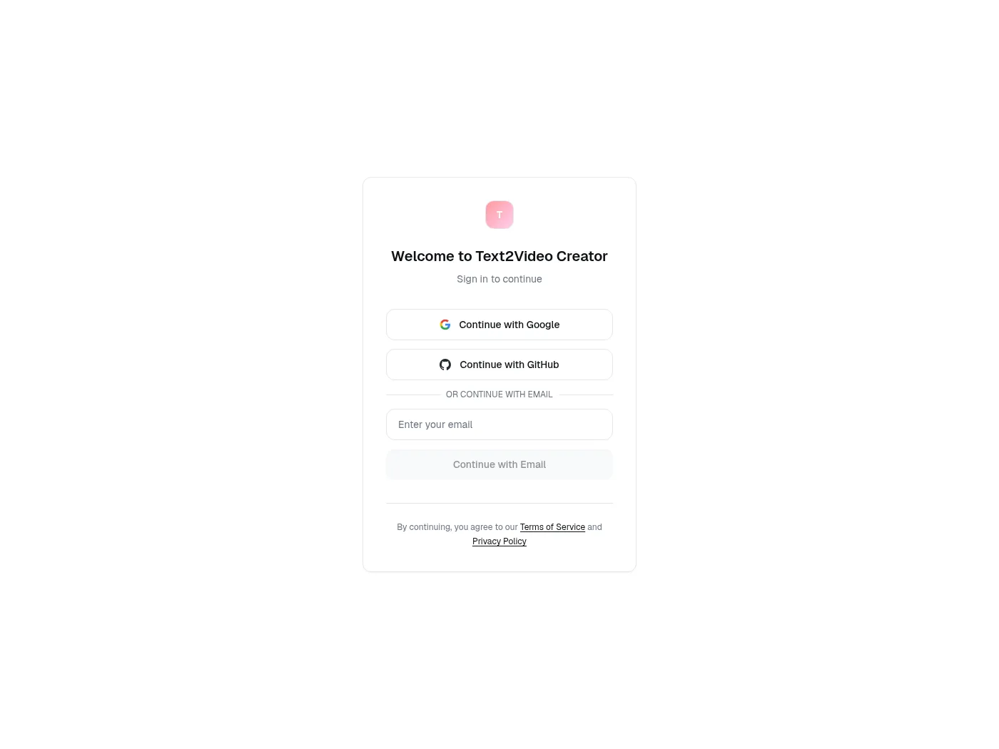 Text2Video Creator