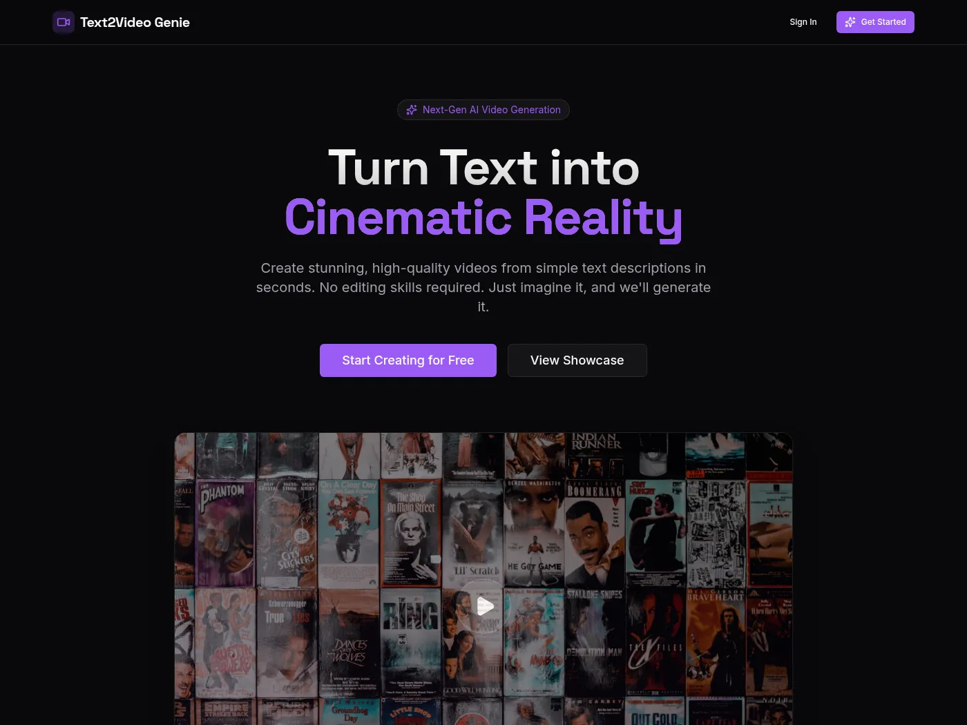 Text2Video Genie