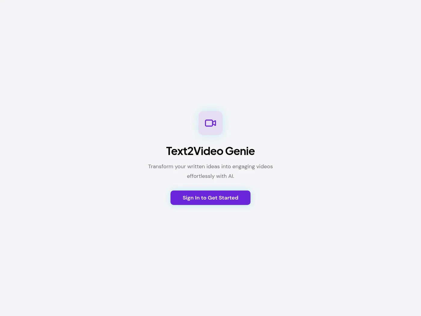 Text2Video Genie