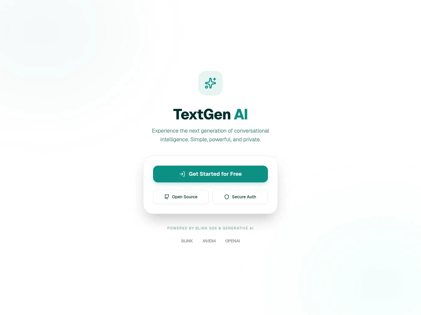 TextGen AI Chat