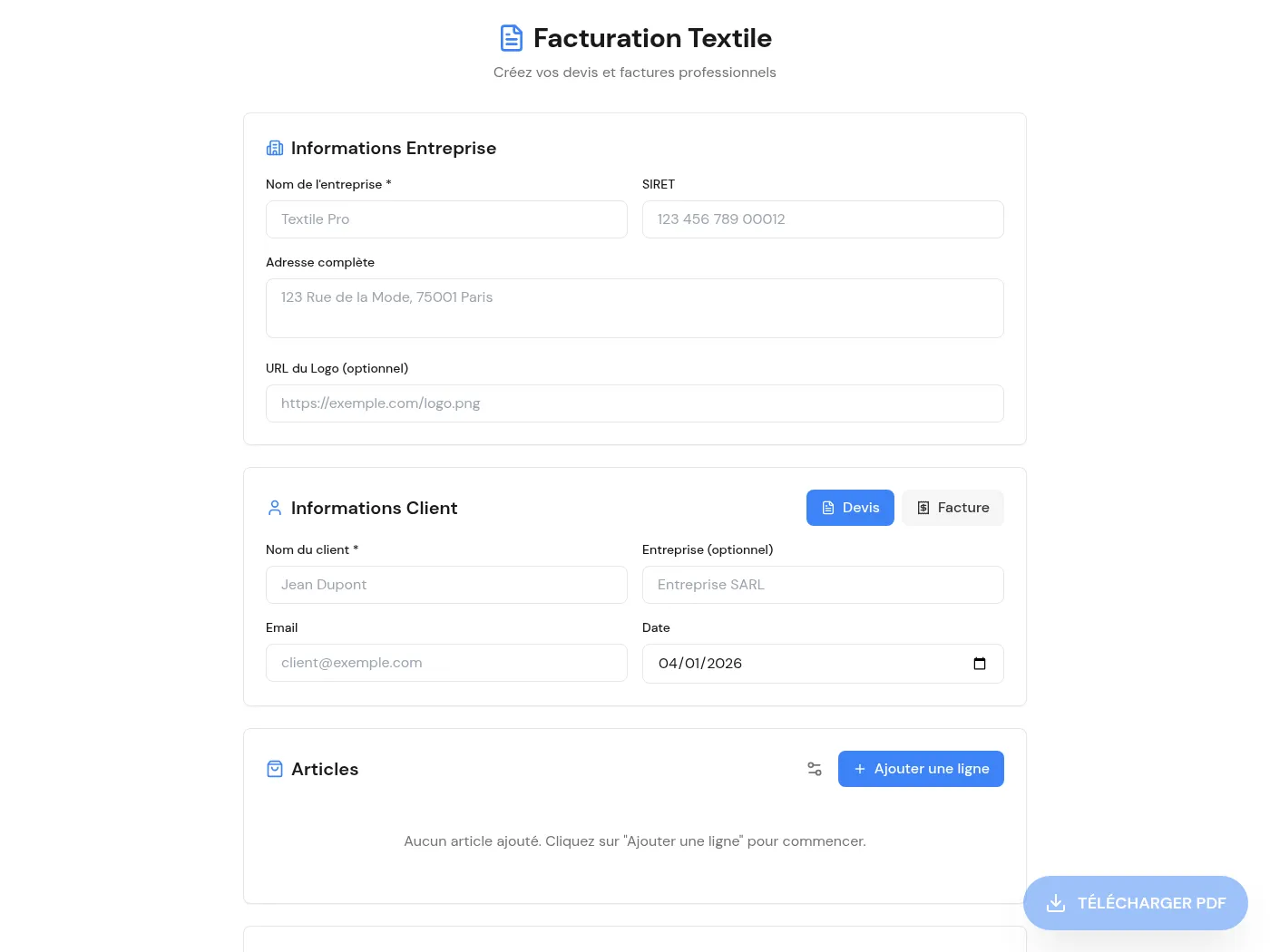 Textile Personalization Billing Web App ( (Remix)