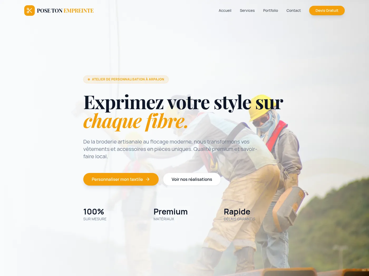 Textile Custom Shop Site