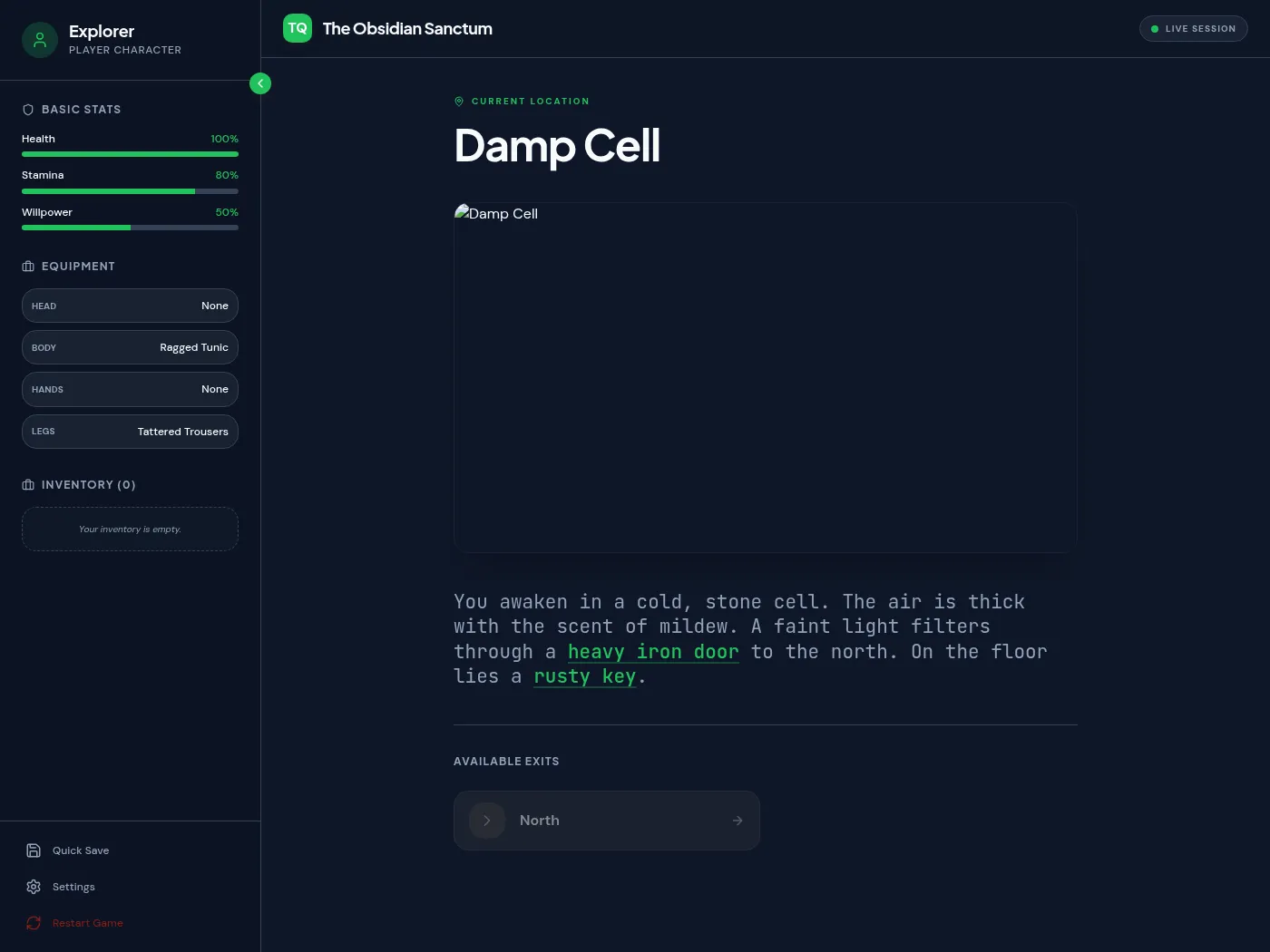 TextQuest Game Engine