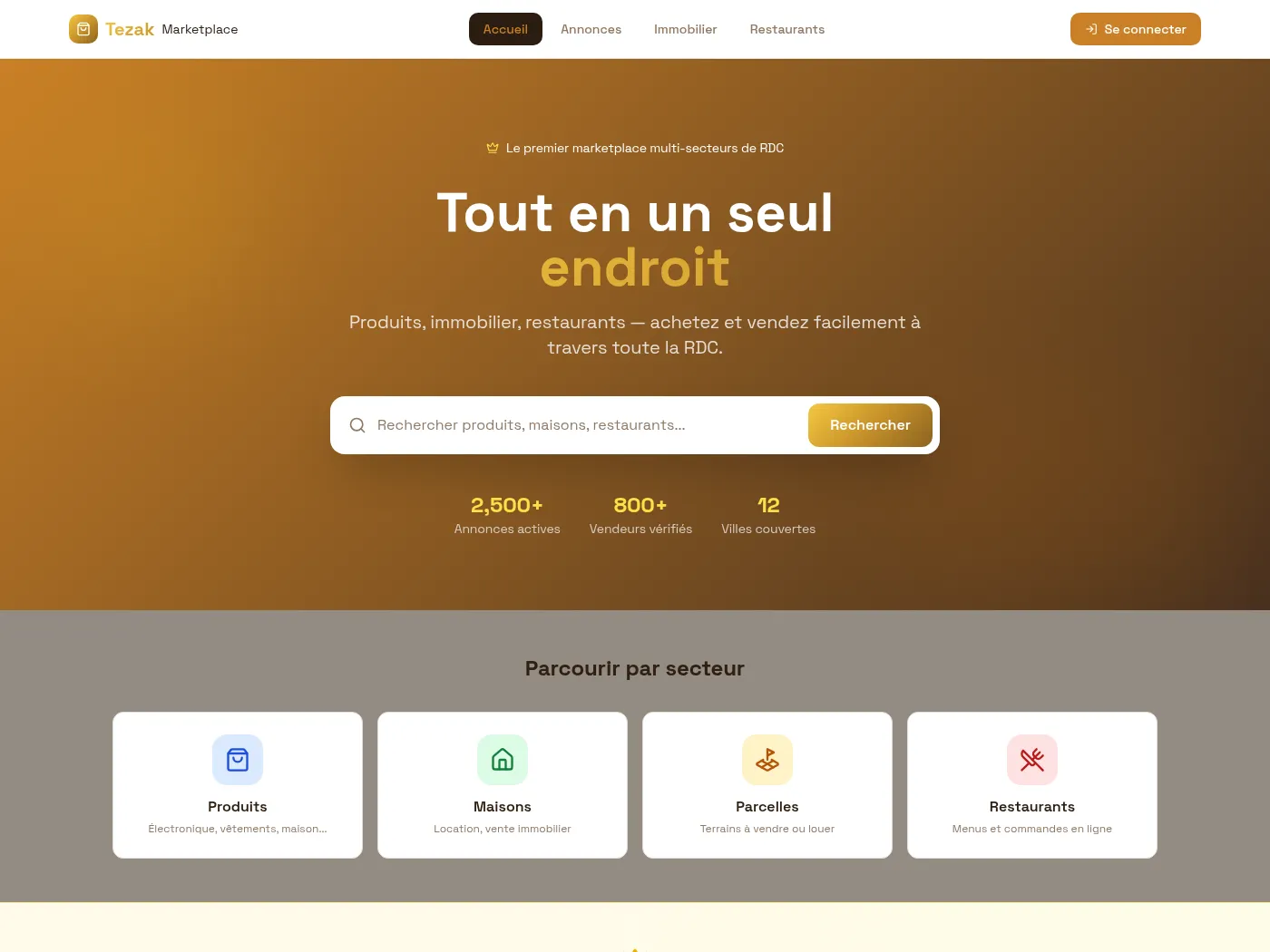 Tezak Multi-Sector Marketplace