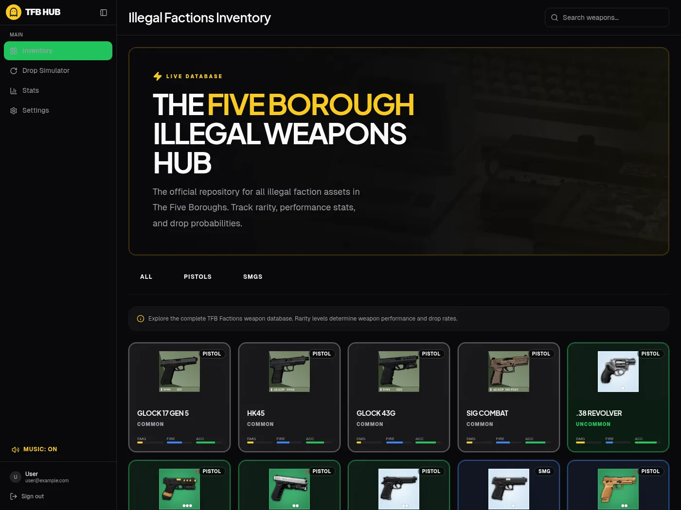 TFB Illegal Factions Hub