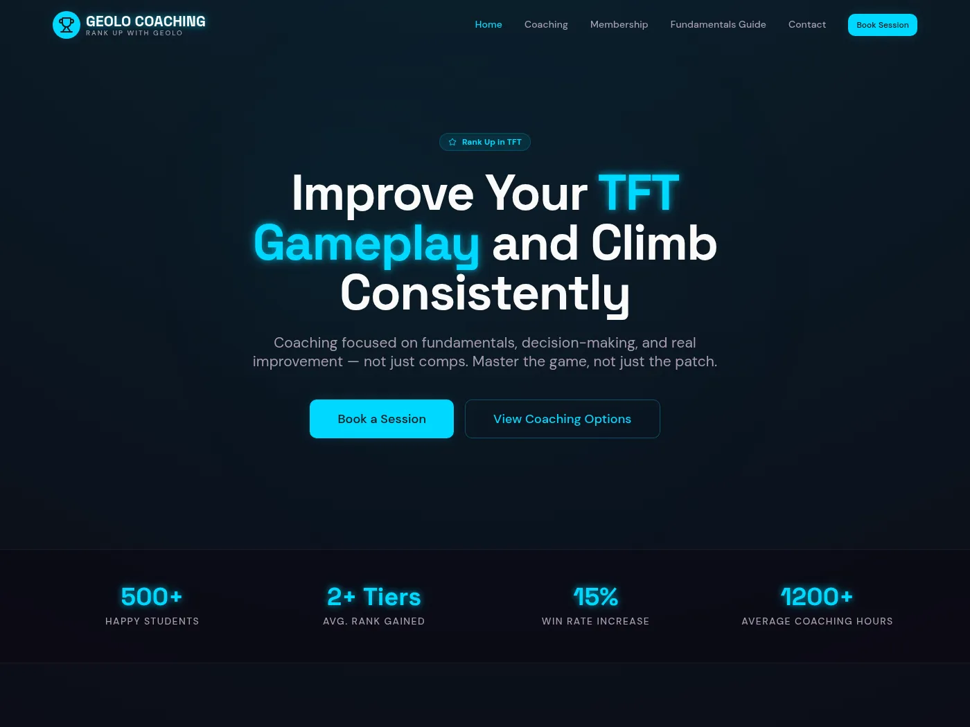 TFT Coaching Hub