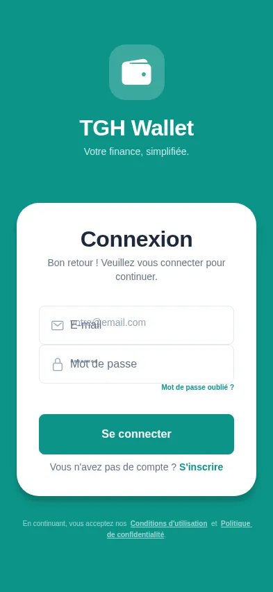 TGH Wallet App