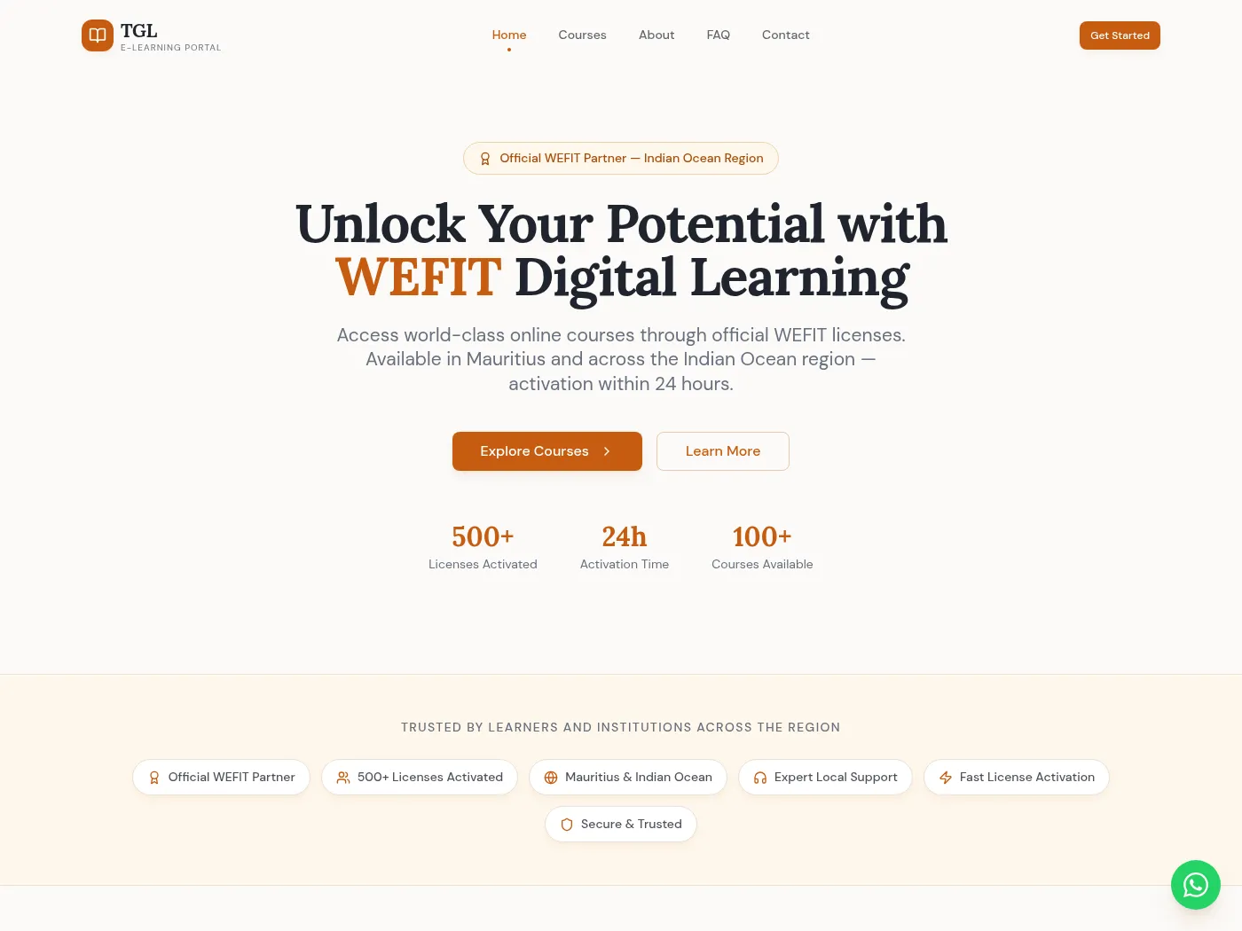 TGL E-Learning Portal