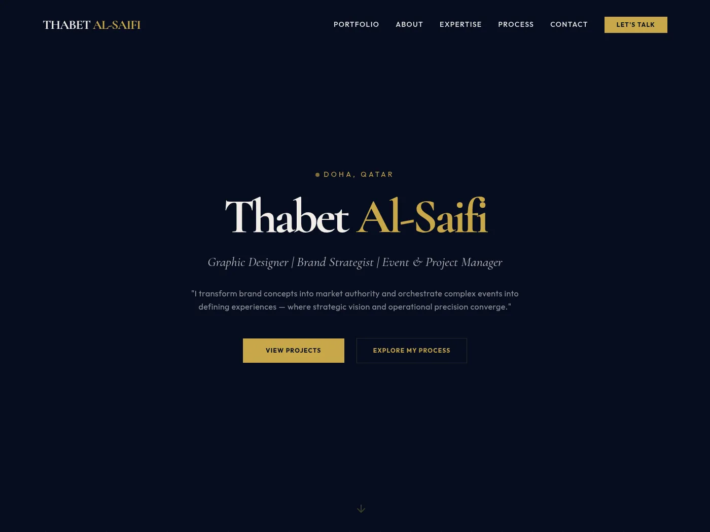Thabet Al-Saifi Portfolio