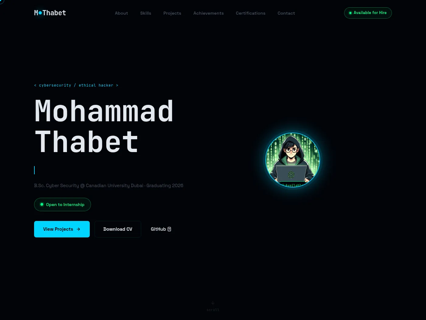 Thabet Portfolio