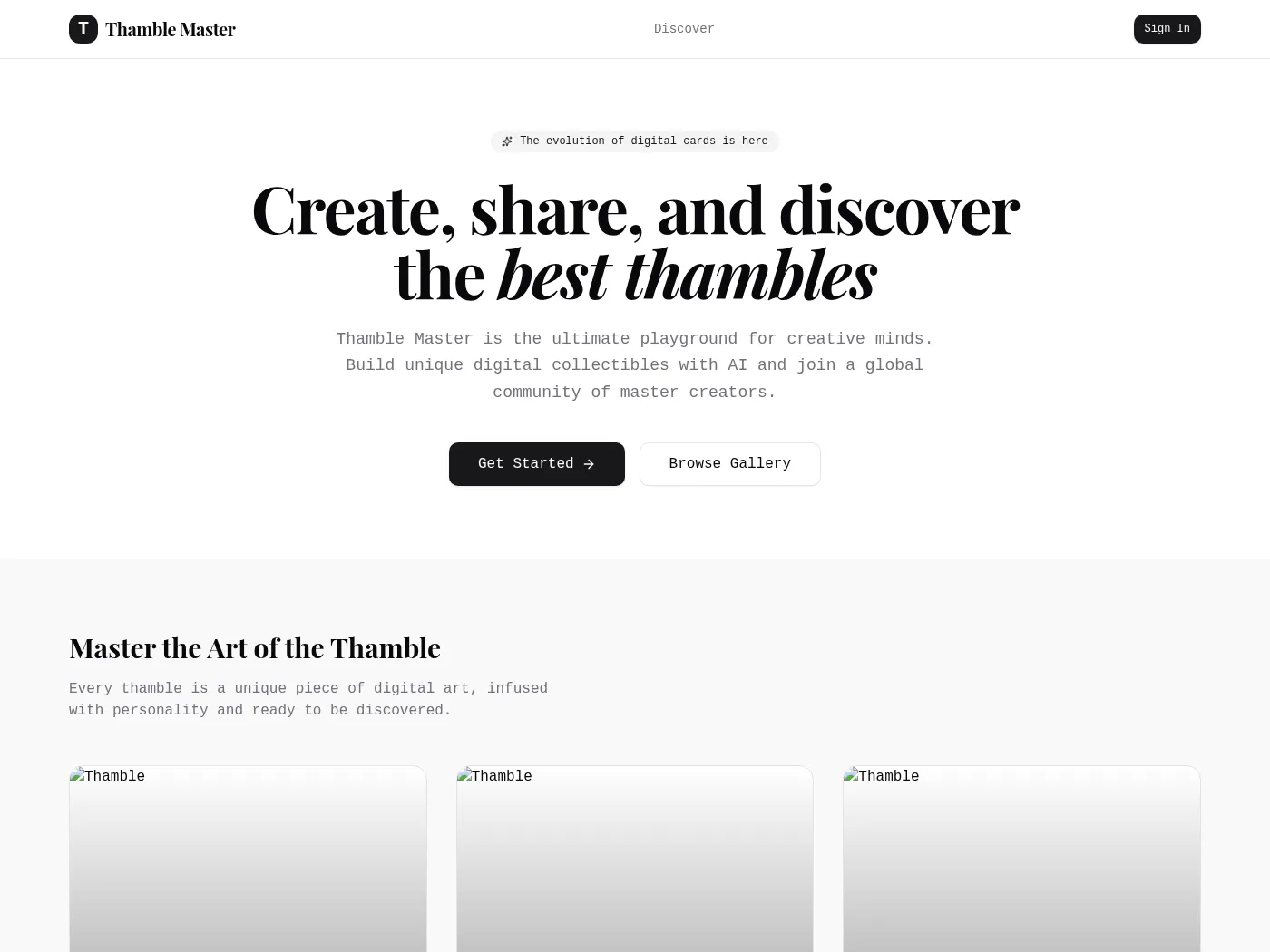 Thamble Master