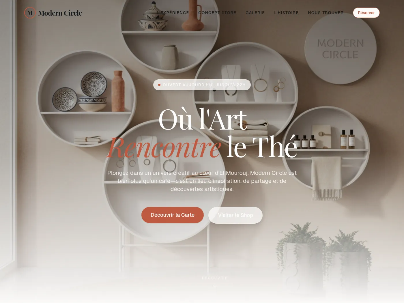 Thé Concept Store Vitrine