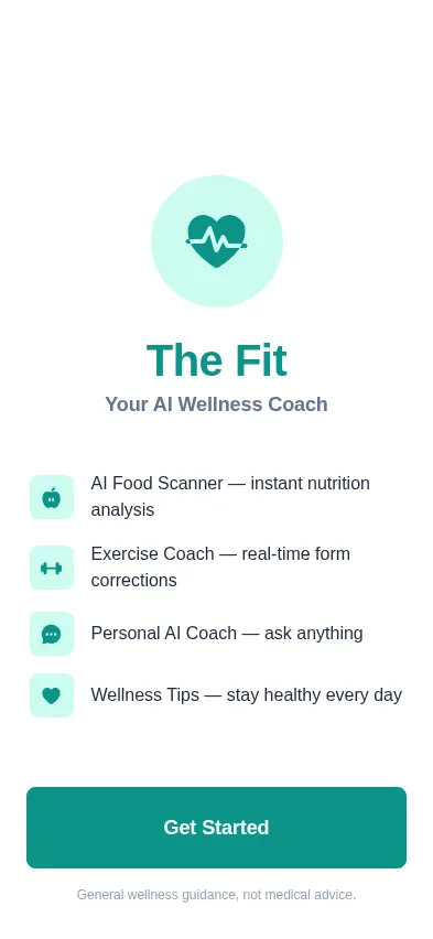The Fit: AI Wellness Coach