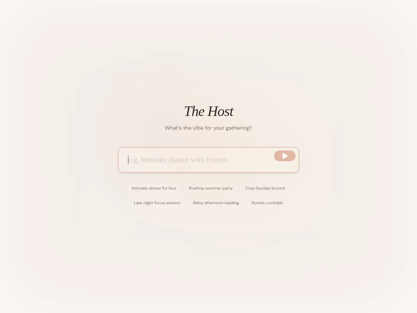 The Host Music Player