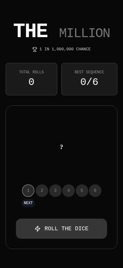 The Million Game