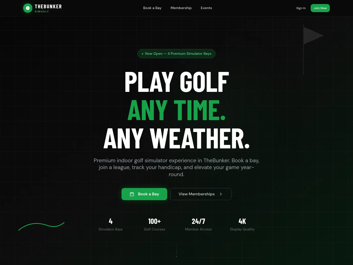 TheBunker Simgolf Portal