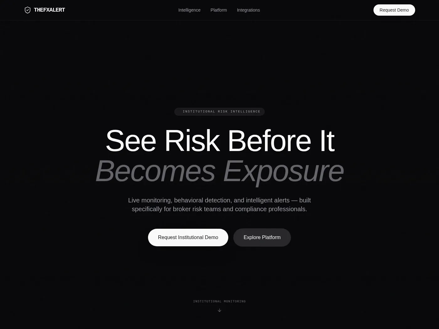 TheFxAlert Landing Page