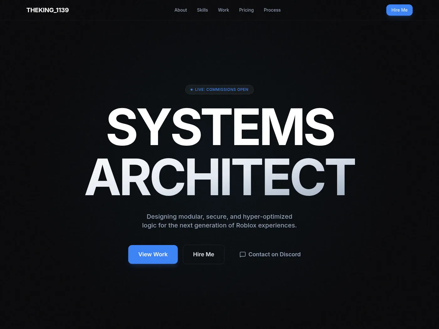 THEKING_1139 Dev Portfolio