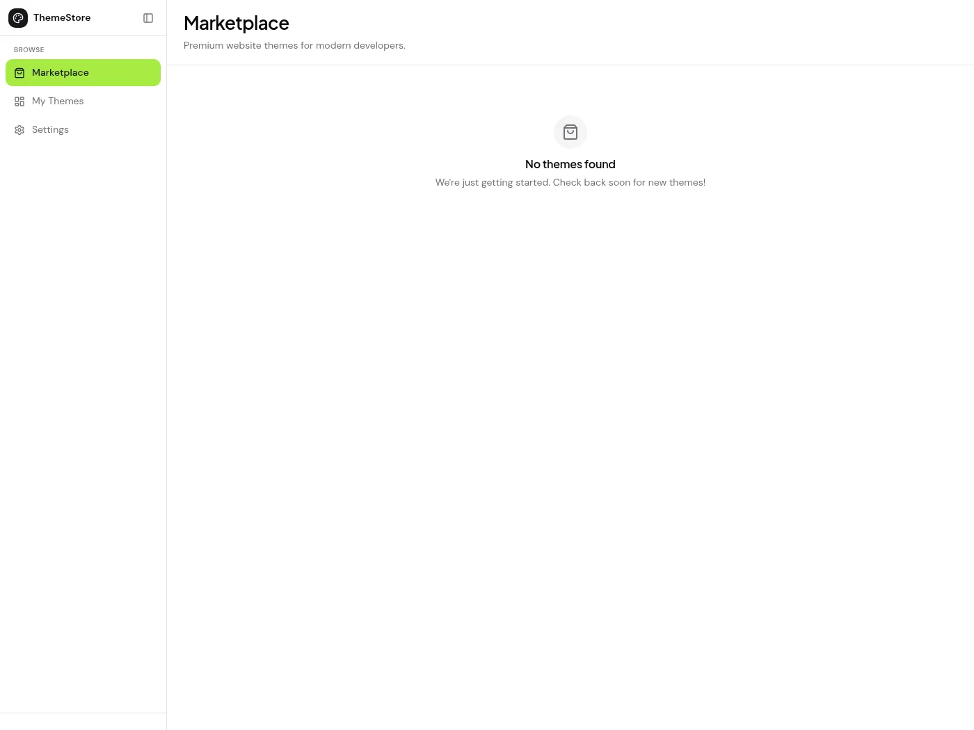 Theme Market Platform