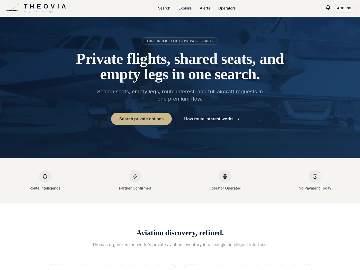 Theovia Aviation PWA