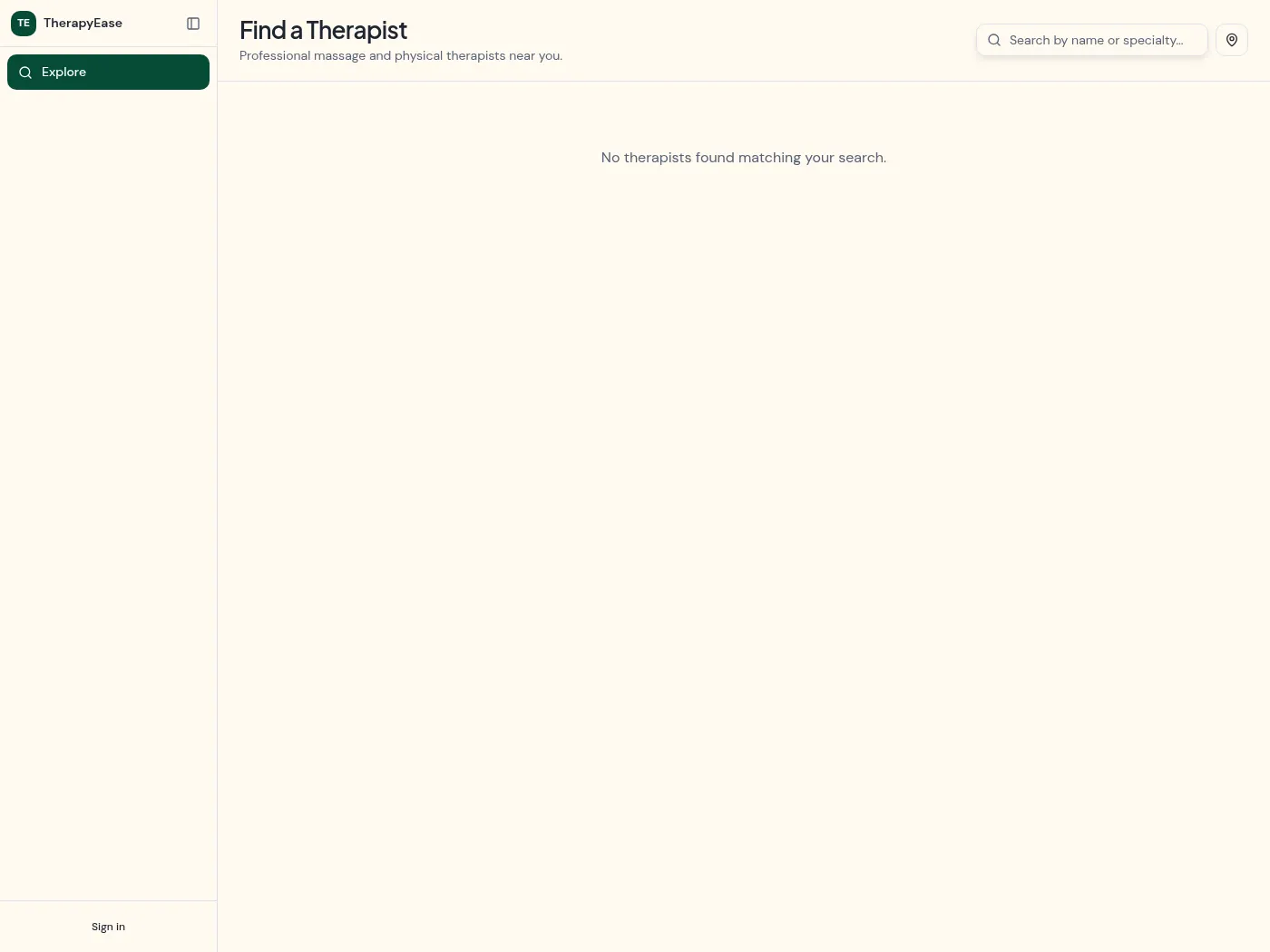 TherapyEase Marketplace