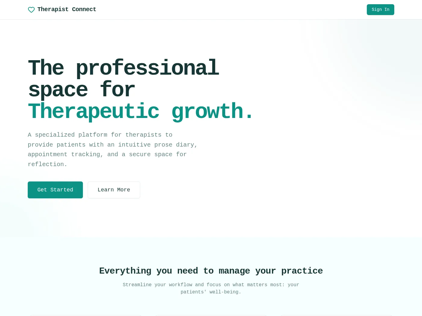 Therapist Connect