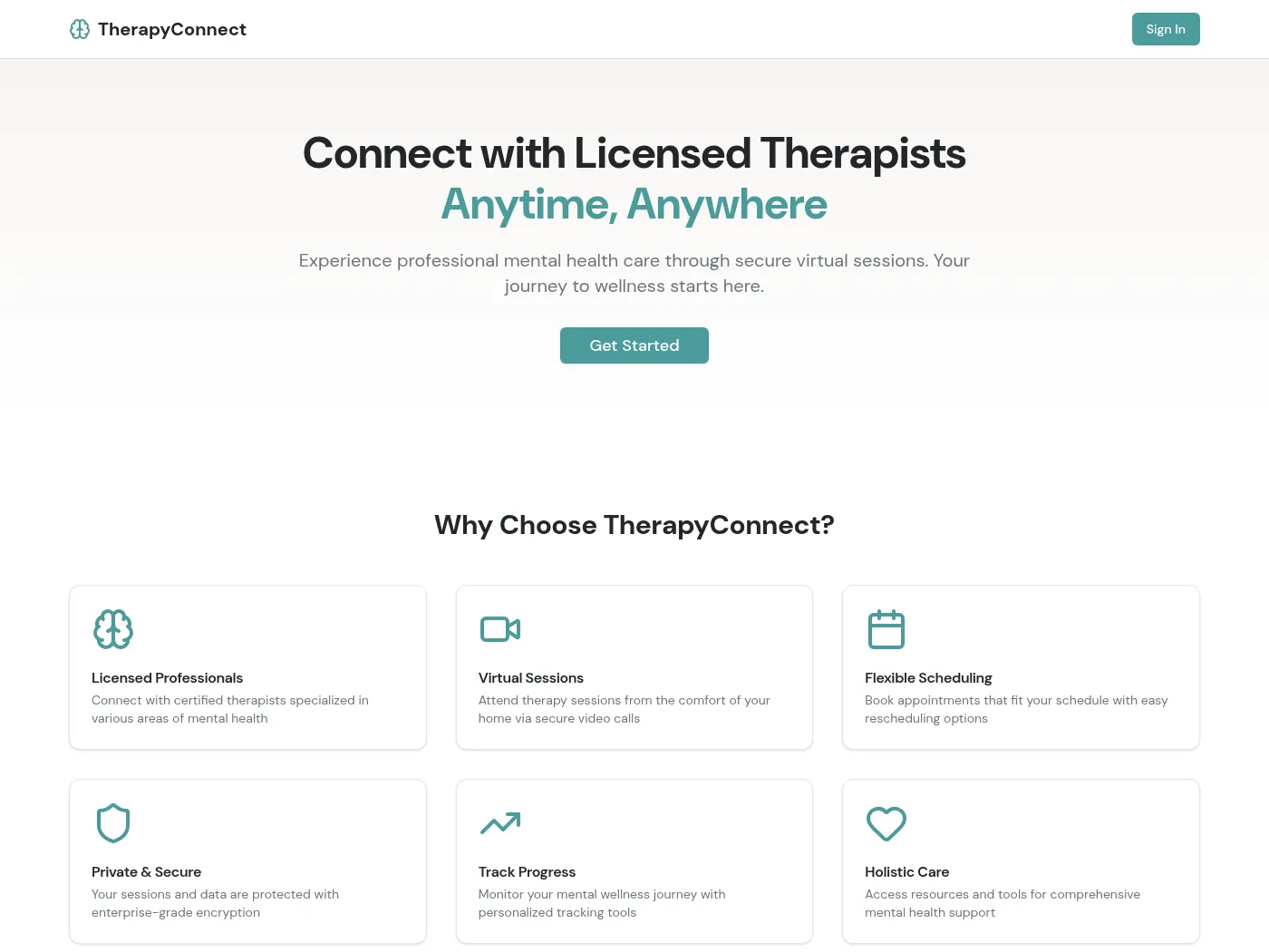 TherapyConnect App