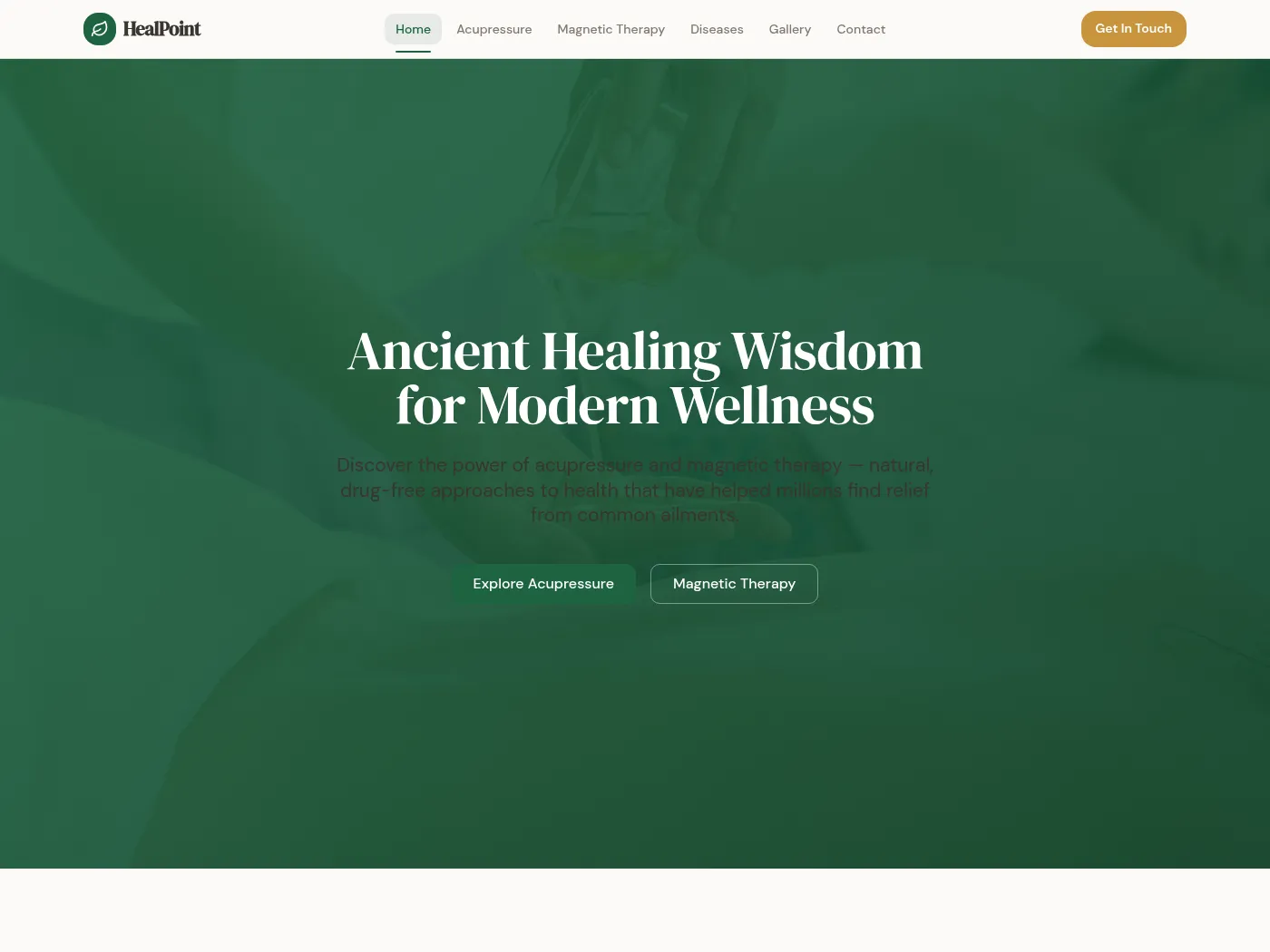 Holistic Therapy Explorer
