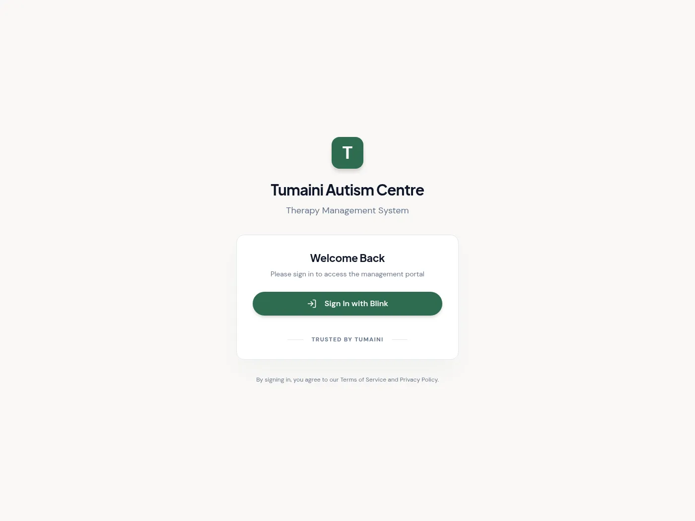 Tumaini Therapy System