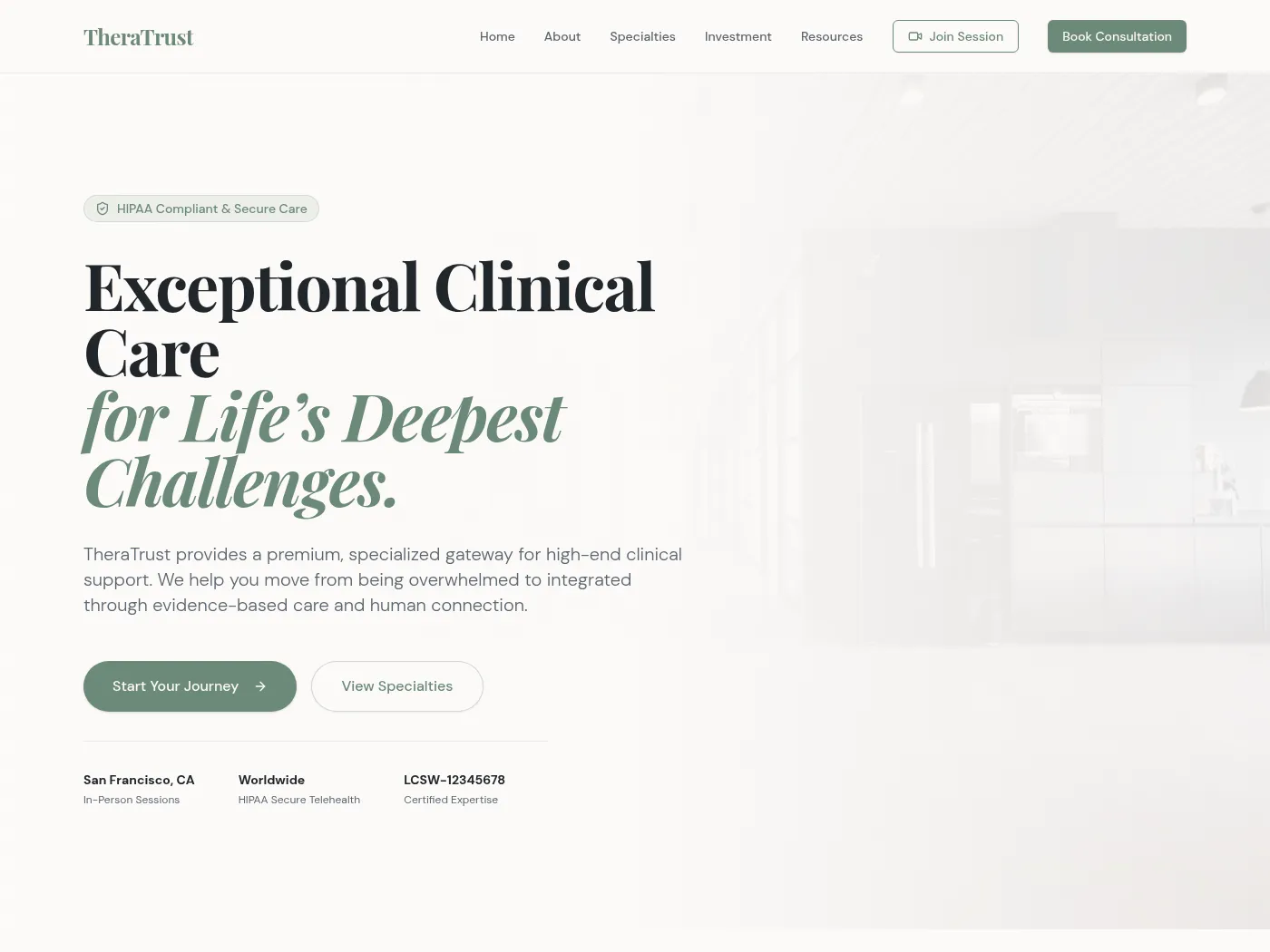 TheraTrust Web Gateway