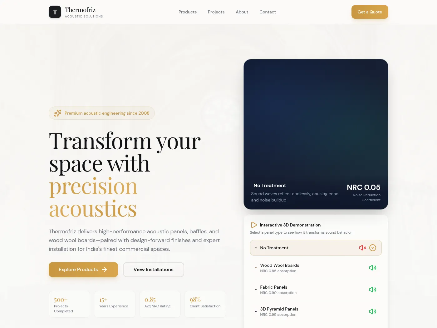 Thermofriz 3D Acoustic Site