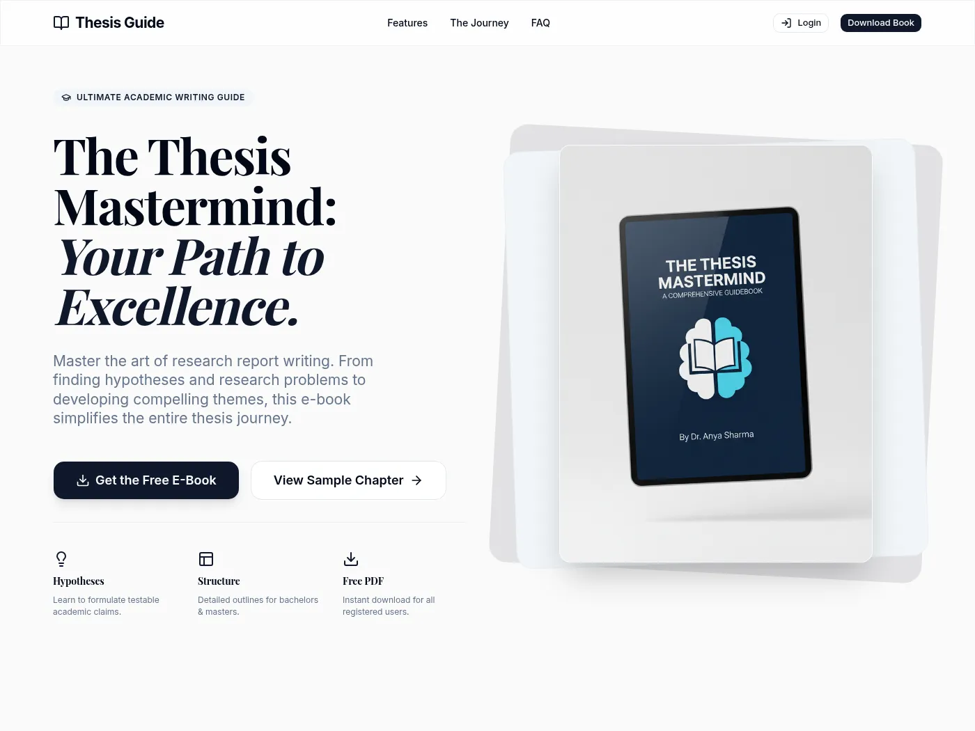 Thesis Guidebook