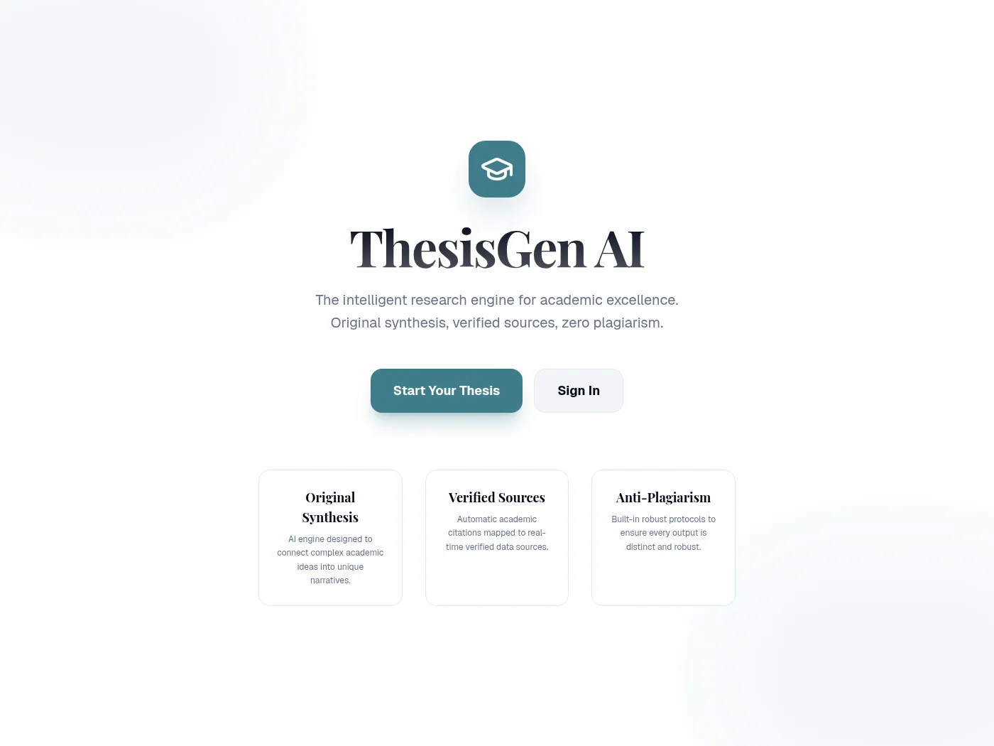 ThesisGen AI