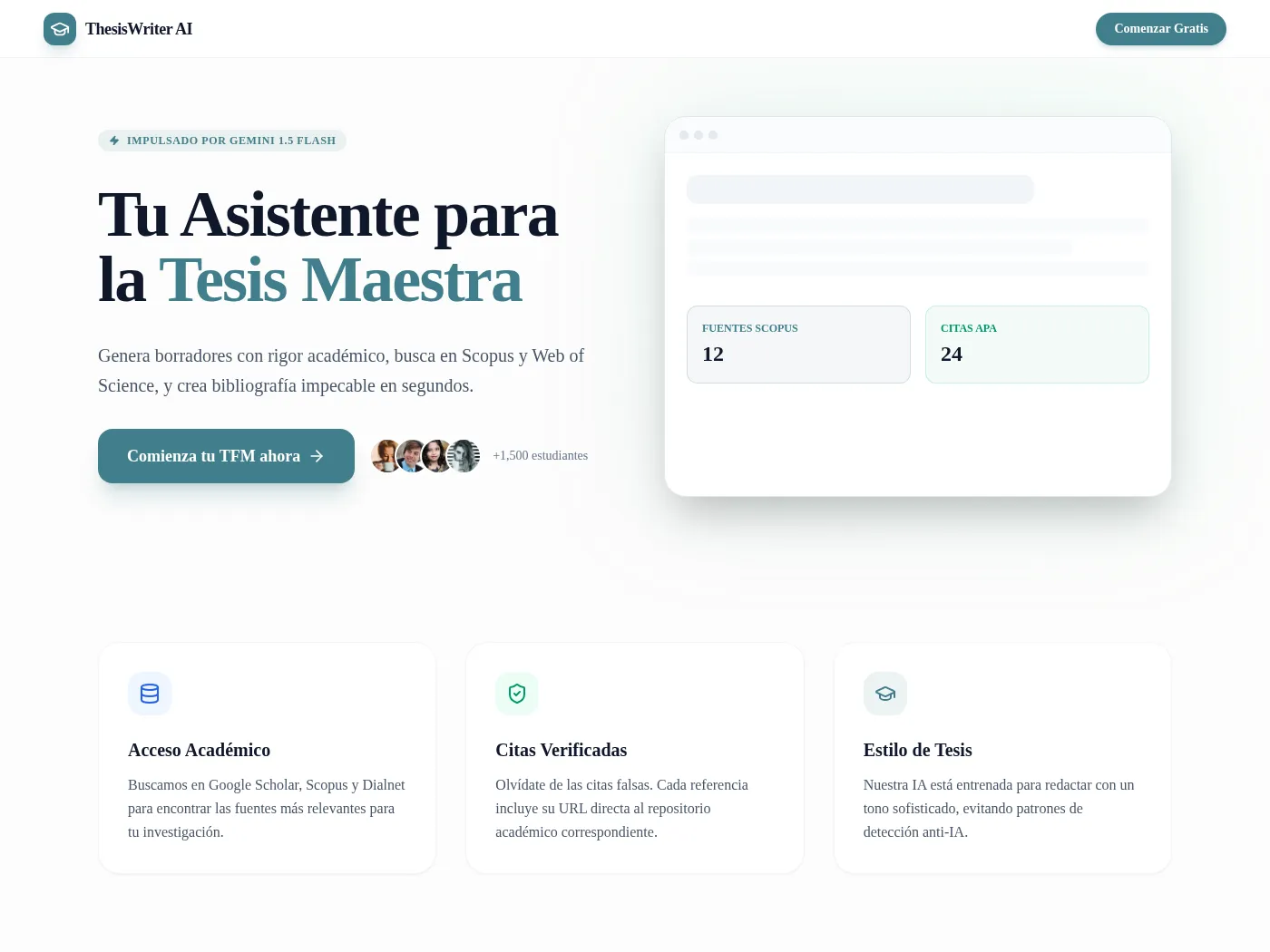ThesisWriter AI Assistant