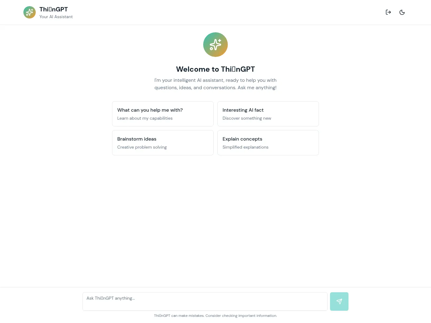 ThiệnGPT AI Assistant