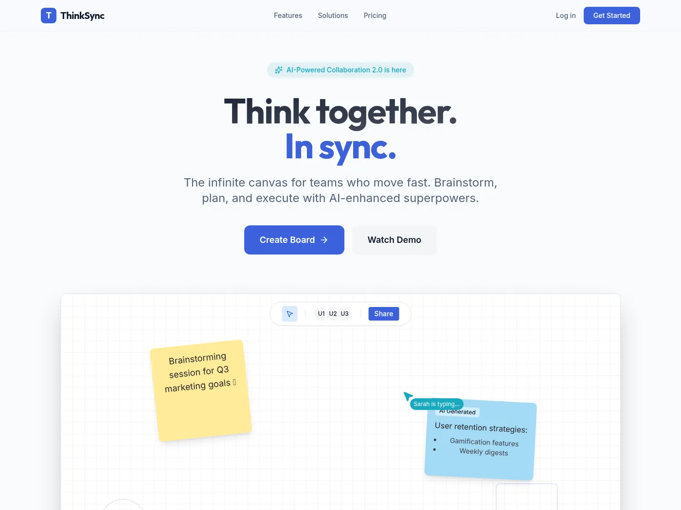 ThinkSync Whiteboard SaaS