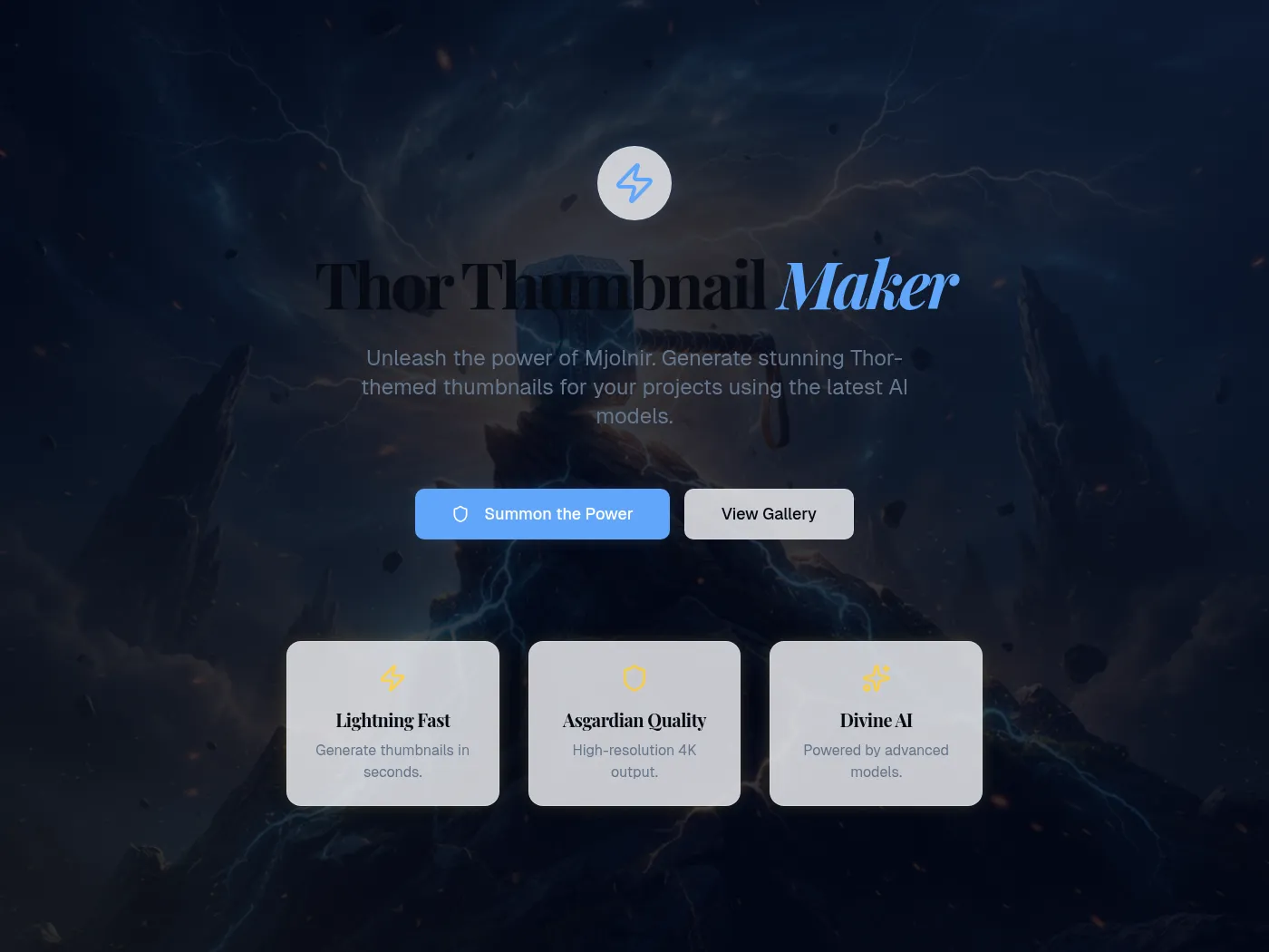 Thor Thumbnail Maker