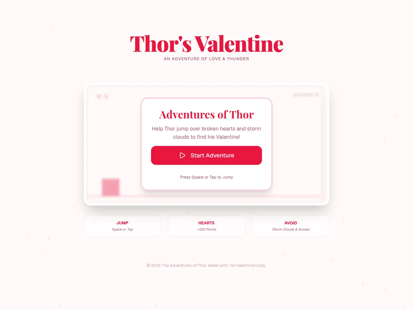 Thor's Valentine Runner