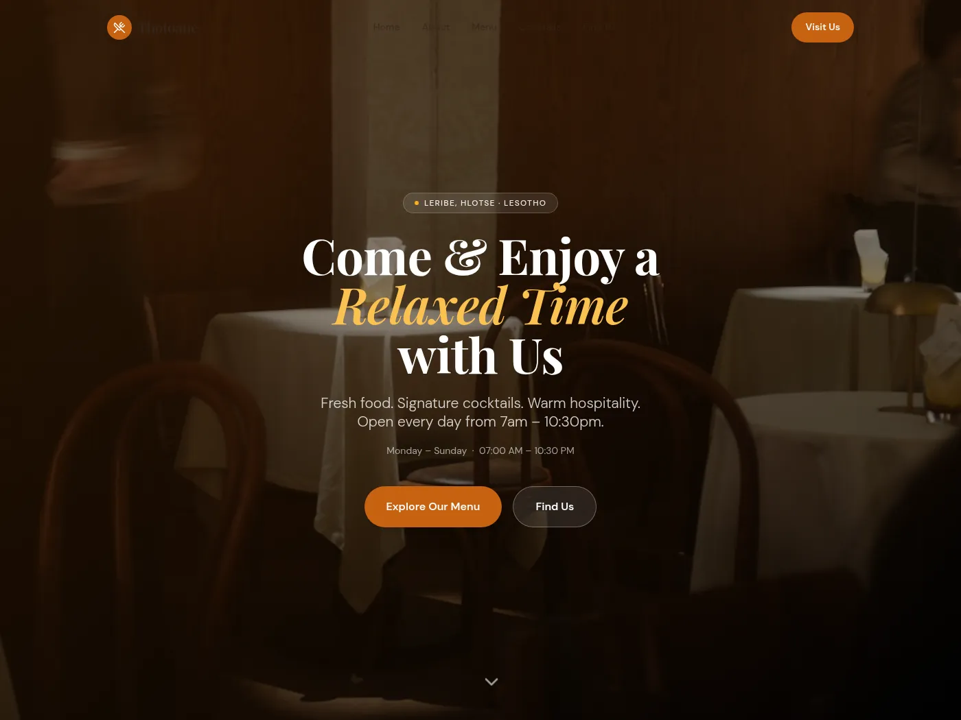 Thotoane Restaurant Site