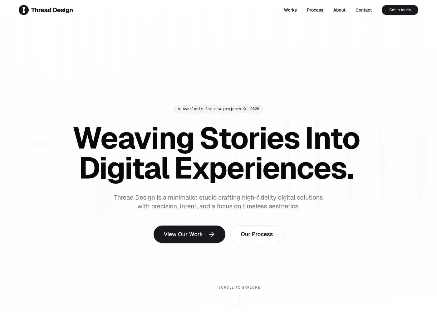 Thread Design Webpage