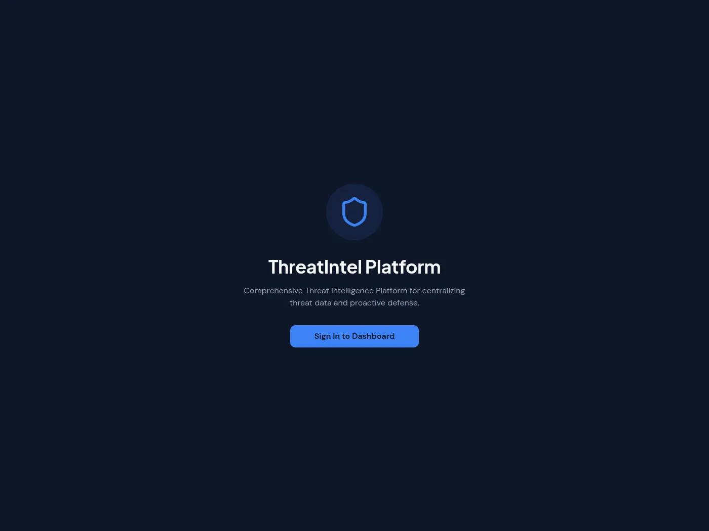 ThreatIntel Platform
